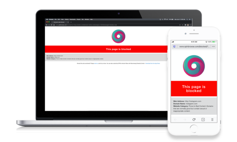 SPIN Safe Browser - Web Filter Browser for Android and iOS
