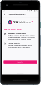 SPIN Safe Browser - SPIN+ | Coming soon for Android